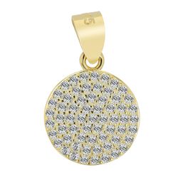 Adelia&acute;s Kettenanh&auml;nger ADELIA&acute;S "Damen Anh&auml;nger aus 925 Silber", gold, Schmuckanh&auml;nger, Damen, Silber 925 (Sterlingsilber), Kettenanh&auml;nger, Ein kleines Geschenk mit gro&szlig;er Wirkung