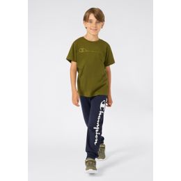 Champion Jungen T-Shirt "ICONS TONAL Crewneck T-Shirt with Large Logo"imv, Gr. L, Obermaterial: 100% Baumwolle, Shirts, Kurzarm, f&uuml;r Sportmode und