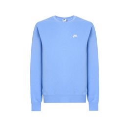 Nike Sportswear Sweatshirt 'CLUB' Herren Gr&ouml;&szlig;e L royalblau / wei&szlig;