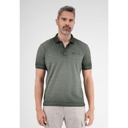 Lerros Herren Poloshirt "Poloshirt, gestreift in Strukturqualit&auml;t", gr&uuml;n, Gr. S, 100% Baumwolle, Shirts