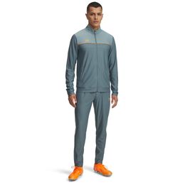 Under Armour Herren Trainingsanzug "UA M CHALLENGER TRACKSUIT"jasper blau,, squad orange, Gr. M, Obermaterial: 100% Polyester, Sportanz&uuml;ge, f&uuml;r Sport