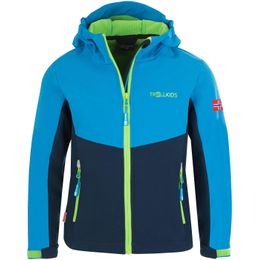 Trollkids Jungen Softshelljacke "KIDS KRISTIANSAND JACKET", gr&uuml;n, Gr. 122, Softshell, Obermaterial: 94% Polyamid, 6% Elasthan, Jacken, f&uuml;r Kinder und
