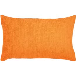 Dekokissen Pad, B:30cm L:40cmorange, unifarben, Polyester, Dekokissen_Sitzkissen_Kissenh&uuml;llen, "Fashion", aus einer italienischen Fashionweberei