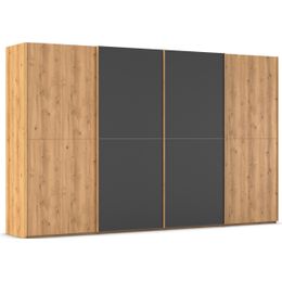 Schwebet&uuml;renschrank Rauch, B:360cm H:223cm T:68cm, schwarz, Holz teilmassiv, Schr&auml;nke, "Kleiderschrank Schrank Garderobe Schlafzimmerschrank