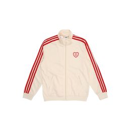 adidas originals Sweatjacke 'FIREBIRD' Jungen Gr&ouml;&szlig;e 128 rot / wollwei&szlig;