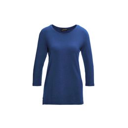 GOLDNER Damen 3/4-Arm-Shirt "Kombifreundliches Shirt mit &frac34; Arm", blau, Gr. 44, Obermaterial: 95% Modal CMD. 5% Elasthan EL., Shirts, Ohne