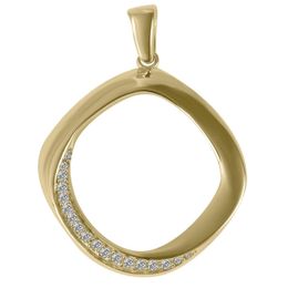Adelia&acute;s ADELIA ́S Damen Kettenanh&auml;nger "Damen Anh&auml;nger aus 333 Gold mit Zirkonia", Gelbgold 333gold, Gelbgold 333, Schmuckanh&auml;nger, Sch&ouml;ne Geschenkidee zum
