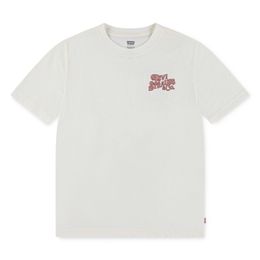 LEVI'S KIDS Jungen T-Shirt "LVB WORN BY COWBOYS TEE"levi's egret, Gr. 6, bedruckt, Jersey, Obermaterial: 60% Baumwolle, 40% Polyester, Shirts, mit
