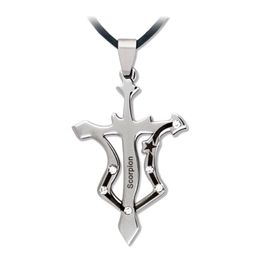 Adelia&acute;s ADELIA ́S Damen Amulett "Amulett Anh&auml;nger Talisman Amulett Anh&auml;nger Talisman", Edelstahlsilber, Edelstahl, Schmuckanh&auml;nger, Skorpion - 24. Oktober -