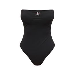 Calvin Klein Swimwear Badeanzug Damen Gr&ouml;&szlig;e S schwarz / wei&szlig;