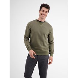 Lerros Herren Sweatshirt "Leichter Sweater in Strukturqualit&auml;t", gr&uuml;n, Gr. S, 50% Baumwolle, 50% Polyester, Sweatshirts