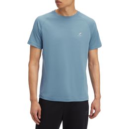 Energetics Herren T-Shirt "He.-T-Shirt Martin SS M", blau, Gr. L, unifarben, Piqu&eacute;, Obermaterial: 100% Polyester, Shirts