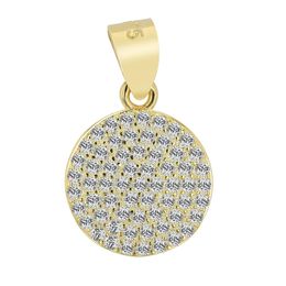 Adelia&acute;s ADELIA ́S Damen Kettenanh&auml;nger "eleganter Schmuck Anh&auml;nger aus 925 Sterling Silber", Silber 925 (Sterlingsilber)gold, Silber 925 (Sterlingsilber),