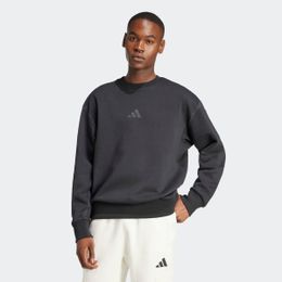 Herren Sweatshirt "ALL SZN FLEECE GRAPHIC", schwarz, Gr. XXL, adidas Sportswear, Obermaterial: 70% Baumwolle, 30% Polyester, Sweatshirts