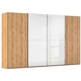 Schwebet&uuml;renschrank Rauch, B:360cm H:223cm T:68cm, wei&szlig;, Holz teilmassiv, Schr&auml;nke, "Kleiderschrank Schrank Garderobe Schlafzimmerschrank