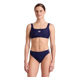 arena Damen Bustier-Bikini "WOMEN'S arena ICONS BRALETTE SOLID", blau, Gr. 34, Obermaterial: 80% Polyamid, 20% Elasthan, Bikini-Sets