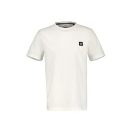 Lerros Herren T-Shirt "T-Shirt in Cool & Dry Qualit&auml;t, unifarben", wei&szlig;, Gr. 6XL, 80% Baumwolle, 20% Polyester, Shirts