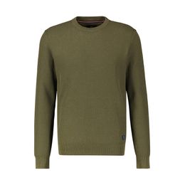 Lerros Herren Strickpullover "Strickpullover, O-Neck", gr&uuml;n, Gr. XXXL, 100% Baumwolle, Pullover
