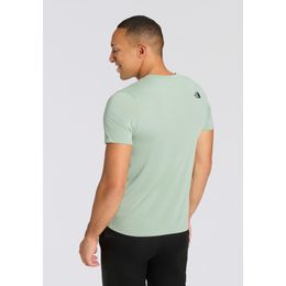 The North Face Herren T-Shirt "M MOUNTAIN FOUNDATION SS TEE-GRAPHIC", gr&uuml;n, Gr. M, Obermaterial: 100% Polyester, Shirts, sportlicher Stil, kurze