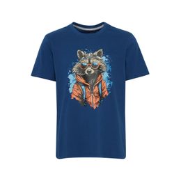 Blend Herren T-Shirt "T-Shirt BHTee", blau, Gr. L, Obermaterial: 100% Baumwolle CO., Shirts