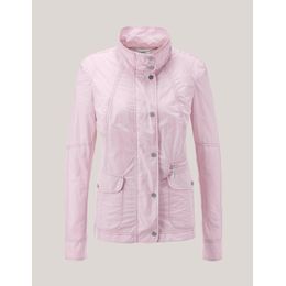 Madeleine Mode MADELEINE Damen Sommerjacke "Sommerjacke Sportive Baumwolljacke mit Stehkragen", rosa, Modern, Gr. 38, Obermaterial: 50% Polyester PES. 45% Baumwolle