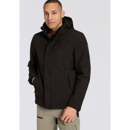 Killtec Herren Fleecejacke "KOW 105 MN FLC JCKT"ebenholz, Gr. S, Obermaterial: 100% Polyester, Jacken, leichtes Material, aus Polyester, sportlicher