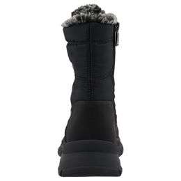 Romika Damen Winterboots, Gr. 37schwarz, Lederimitat, Schuhe, Schn&uuml;rboot, Snowboot mit Warmfutter