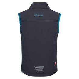 Trollkids Jungen Softshellweste "KIDS TROLLFJORD VEST", schwarz, Gr. 164, Obermaterial: 94% Polyester, 6% Elasthan, Westen, f&uuml;r Kinder und