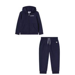 Champion Jungen Jogginganzugnny, nny, Gr. 74, Obermaterial: 54% Baumwolle, 46% Polyester, Sportanz&uuml;ge, f&uuml;r Kinder, Jogging, mit Kapuzenjacke, mit