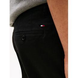 Tommy Hilfiger Herren Chinohose "DENTON ESSENTIAL"schwarz, Gr. 32, Twill, Obermaterial: 97% Baumwolle, 3% Elasthan, Hosen, Gerades Bein, Schlichte