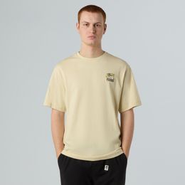 The North Face Herren T-Shirt "M CONNECTED RELAXED SS TEE -GRAPHIC", beige, Gr. XL, Obermaterial: 100% Baumwolle, Shirts, sportlicher Stil, mit