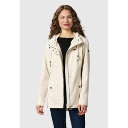 Ragwear Damen Outdoorjacke "Alvena Summer YOUMODO", beige, Gr. XL, Obermaterial: 100% Polyester. Innenfutter: 100% Polyester, Jacken, Wasserdichte
