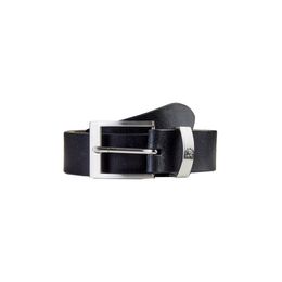 Lerros Herren Lederg&uuml;rtel "G&uuml;rtel mit Metallelementen", schwarz, Gr. 100, Leder, G&uuml;rtel