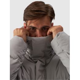 4F Herren Steppjacke, grau, Gr. L, unifarben, Steppware, Obermaterial: 100% Polyester. Futter: 100% Polyester. Wattierung: 100% Polyester, Jacken