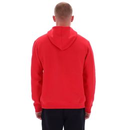 Reebok Herren Kapuzensweatshirt "NOAH SMALL LOGO HOODY", rot, Gr. XL, Obermaterial: 60% Baumwolle, 40% Polyester, Sweatshirts, mit Kapuze, aus