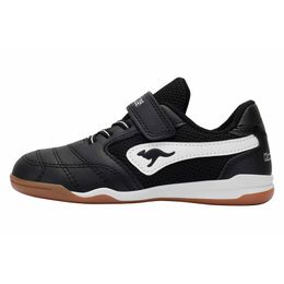Kangaroos M&auml;dchen Indoorschuh "K-BRACEYARD EV", Gr. 28jet schwarz, wei&szlig;, Mesh, Synthetik, Schuhe, Hallenschuh f&uuml;r Kinder und Jugendliche, mit