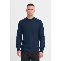 Blend Herren Strickpullover "BHRibi"marineblaus, Gr. M, unifarben, Grobstrick, 100% Polyacryl, Pullover, Klassischer Grobstrickpullover