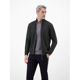 Lerros Herren Sweatjacke "Sweatjacke aus Baumwollmischgewebe", gr&uuml;n, Gr. XL, 90% Baumwolle, 10% Polyester, Sweatjacken, Jacke im Baumwollmix mit
