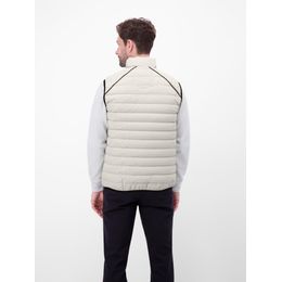 Lerros Herren Steppweste "Steppweste mit F&uuml;tterung, sportiv geschnitten", beige, Gr. XXL, 100% Polyester, Westen