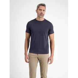 Lerros Herren T-Shirt "Klassisches Rundhals T-Shirt", blau, Gr. XXL, 100% Baumwolle, Shirts