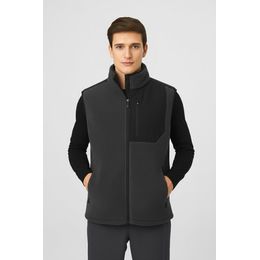 Killtec Herren Fleeceweste "KOW 76 MN VST"dunkel stahl, Gr. XL, Obermaterial: 100% Polyester, Westen, sportlicher Stil, leichte Qualit&auml;t aus