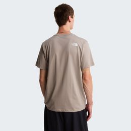 The North Face Herren T-Shirt "M EVOLUTION HALF DOME REGULAR SHORT SLEEVE TEE", beige, Gr. S, Obermaterial: 60% Baumwolle, 40% Polyester, Shirts,