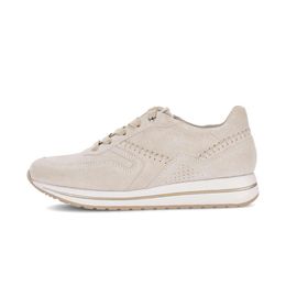 Gabor Damen Sneaker "Sneaker low", Gr. 40,5beige, Schuhe