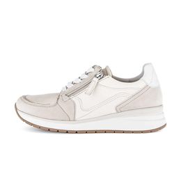 Gabor Damen Sneaker "Sneaker low", Gr. 36, beige, Schuhe