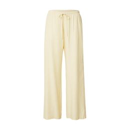 Hollister Hose Damen Gr&ouml;&szlig;e 42 hellgelb / offwhite