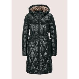 Madeleine Mode MADELEINE Damen Steppjacke "Steppmantel Elegante Winterjacke mit Rauten-Stepp", schwarz, Modern, Gr. 44, Obermaterial: 100% Polyamid PA., Jacken,