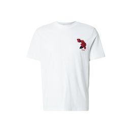 Hugo T-Shirt 'Dikerd' Herren Gr&ouml;&szlig;e S beige / rot / schwarz
