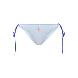 Calvin Klein Swimwear Bikinihose Damen Gr&ouml;&szlig;e S blau / hellblau / orange
