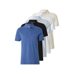 Abercrombie & Fitch Abercrombie & Fitch Poloshirt Herren Gr&ouml;&szlig;e XS hellblau / cappuccino / schwarz / wei&szlig;