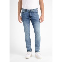 Lerros Herren Slim-fit-Jeans "CONLIN 5-Pocket Stretch-Denim, SLIM FIT", blau, Gr. 33, 99% Baumwolle, 1% Elasthan, Jeans, Herren Jeans, blau, bequem,